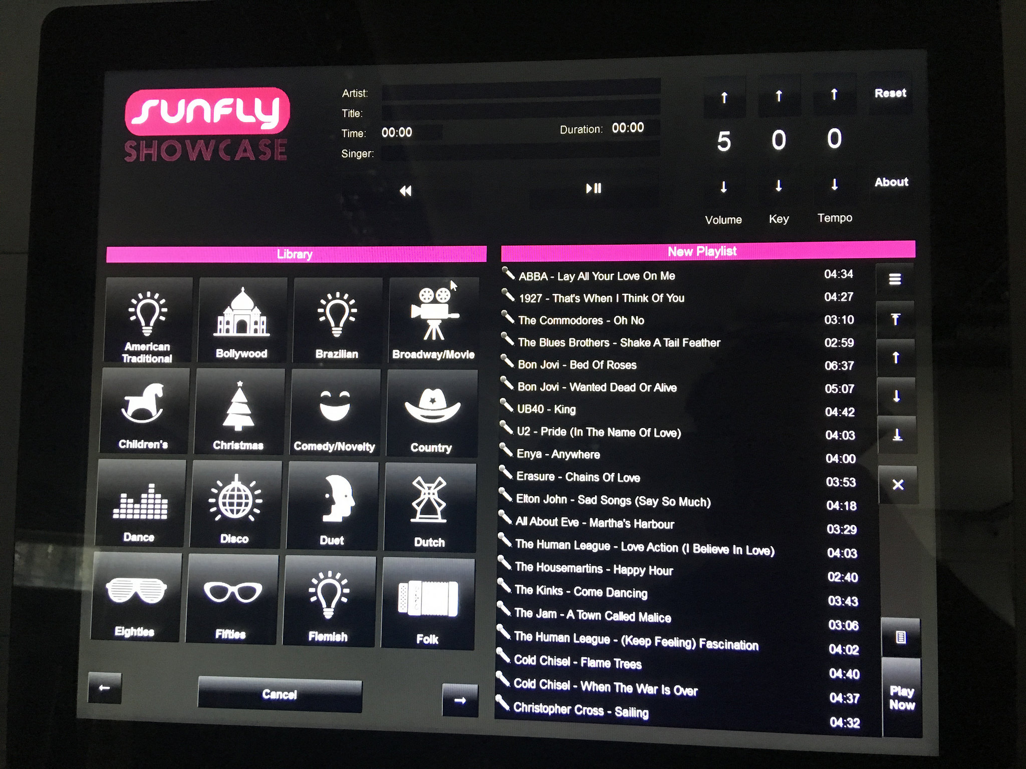 Sunfly Showcase Karaoke System